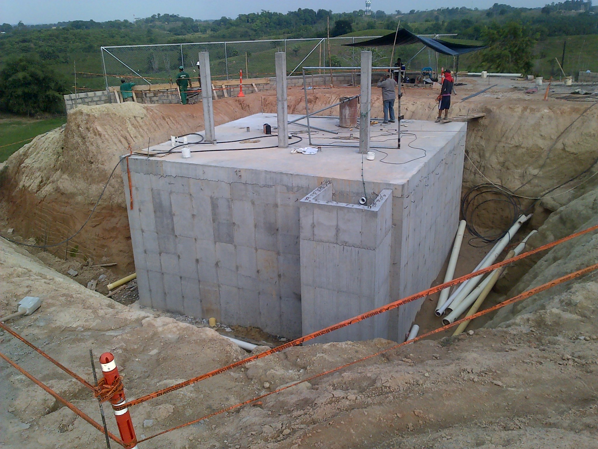 Construcción Tanque Enterrado Acueducto Veredal